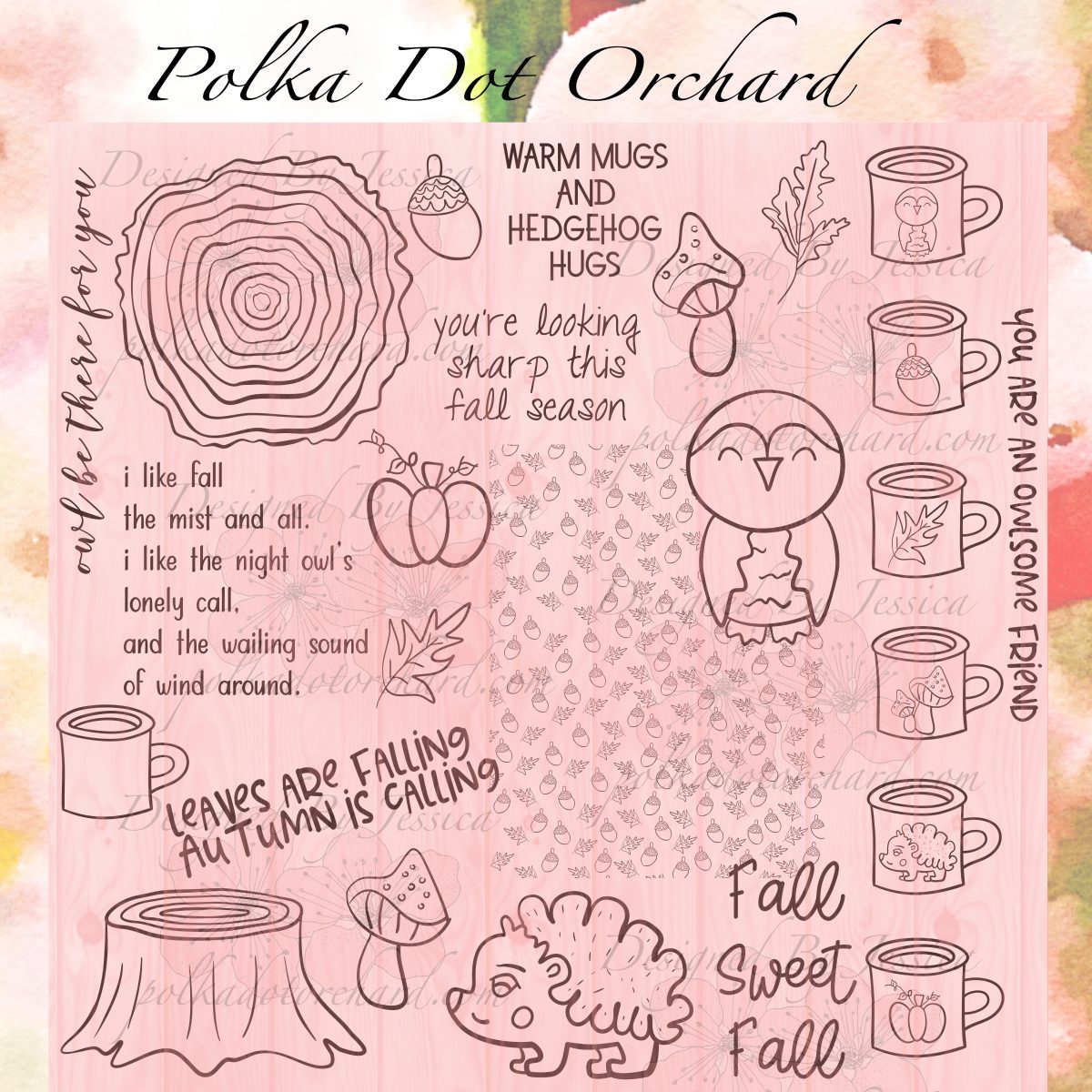 A Sprinkle Of Flowers – Polka Dot Orchard