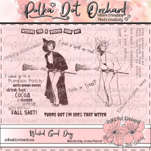 Wicked Good Day {Digital Stamp Set} JPDS – Polka Dot Orchard